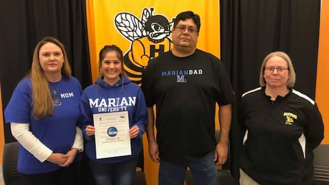 Congratulations to Allison Musgrove for Signing at Marian University ...